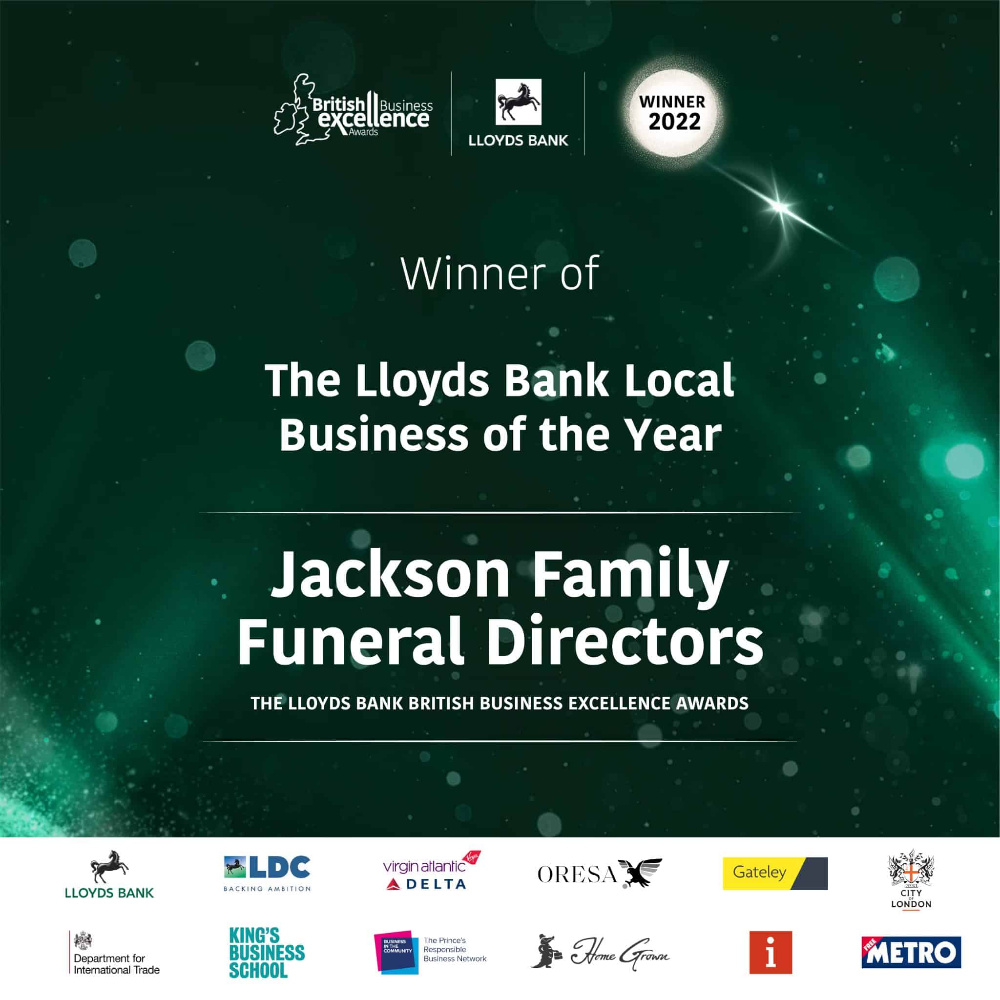 West Midlands Winners – Jackson Family Funeral Directors Wins at the ...