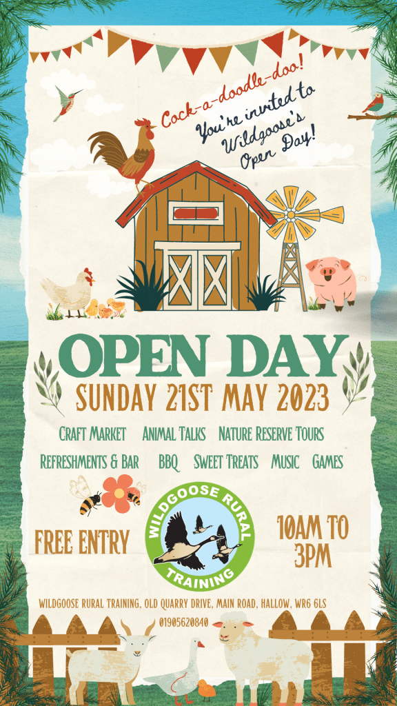 Wildgoose Rural Training Open Day Event | Herefordshire ...
