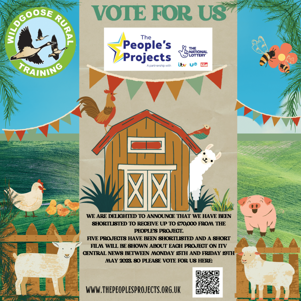 Wildgoose Rural Training have been shortlisted to receive funding from ...