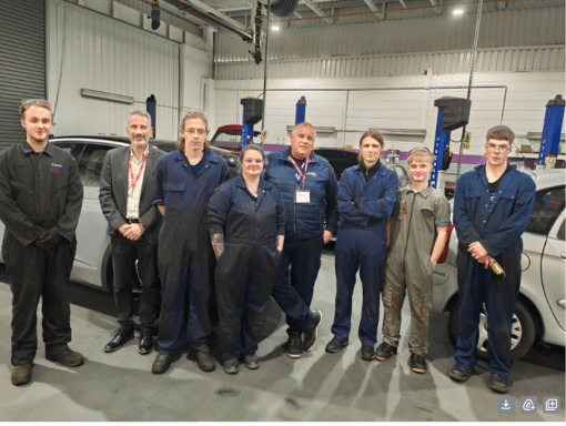 Evesham Motor Vehicle Students Gain Insights from Leading Car Dealer ...