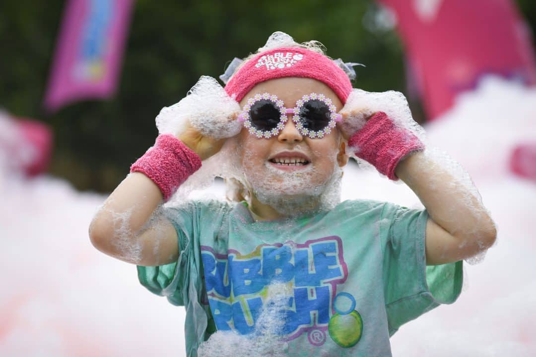 Bubble Rush bursting with excitement as major sponsor announced as Talbots Law | Herefordshire ...